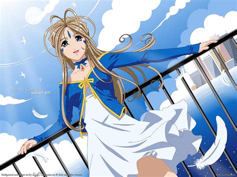Ah My Goddess Bonito Belldandy Anime Angel Uptown Girl Lovely Day Godess Hd Wallpaper