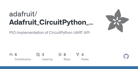 Github Adafruitadafruitcircuitpythonpiouart Pio Implementation Of Circuitpython Uart Api