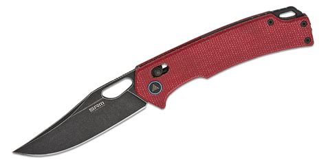 SRM Knives 9203-MG2 Ambi-Lock Folding Knife 3.54" 10Cr15CoMoV Black ...
