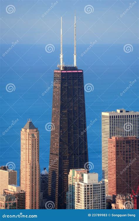Edificio De Chicago Hancock Foto De Archivo Editorial Imagen De