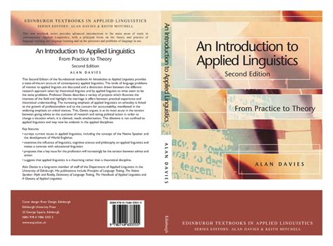 An Introduction To Applied Linguistics The Kinds Of Language Problems