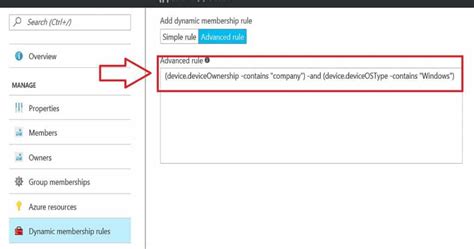 how to create azure ad dynamic device groups for windows byod cyod devices microsoft intune htmd