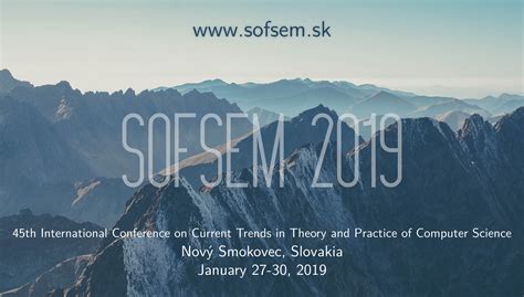 sofsem 2019