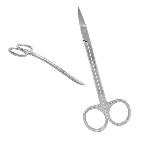 Neumann Scissors 120mm Double Curved Precision Dental Surgical