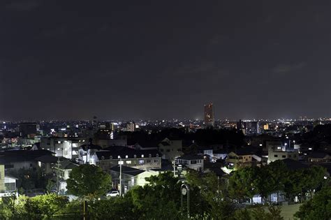梅園公園の夜景 愛知県岡崎市 こよなく夜景を愛する人へ