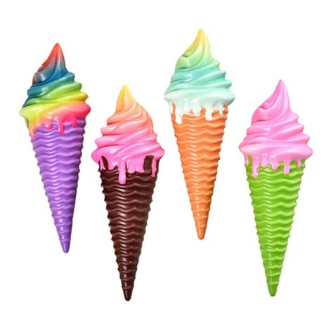 다채로운 아이스크림 스퀴시 소프트 소프트 소프트 스퀴즈 장난감 스트레스 해소 시뮬레이션 재미있는 크리스마스 선물 어린이를 위한 장난감스퀴즈 장난감 Aliexpress