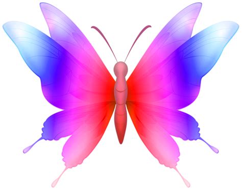 Decorative Butterfly Colorful Red Png Clipart Gallery Yopriceville
