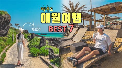 제주도 애월 뚜벅이 하루 여행코스 Best 7 제주 애월 가볼만한곳💡제주도 여행지 추천‼️981파크 새별오름 곽지해수욕장