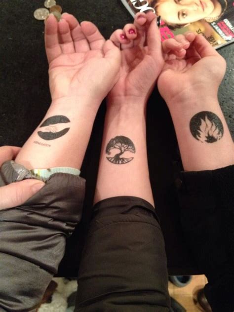 Four Divergent Tattoo I Love Both Of Their Tattoos Image 1627243
