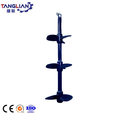 Glass Lined Propeller Agitator Used In Glass Lining Reactor Glass Lined And Propeller Type
