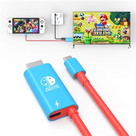 Switch Dock For Nintendo Switch Docking Station Portable Switch Tv Adapter Support