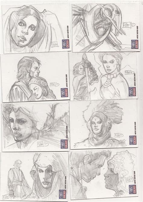 Star Wars Sketch Cards By Megadavedesigned On Deviantart