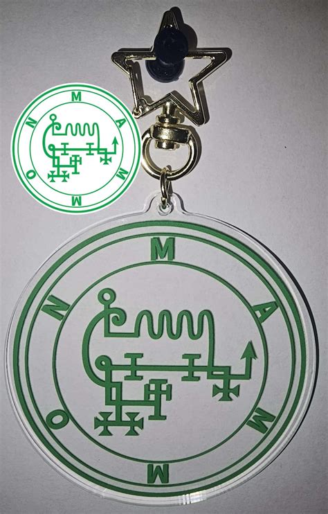 Helluva Boss Hazbin Hotel Inspired Sigil Keychains Etsy