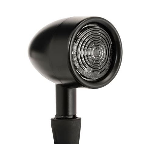 Motone Icon Multi Led 3in1 Taillight Brake Light Indicator Turn Signals Pair Black M8