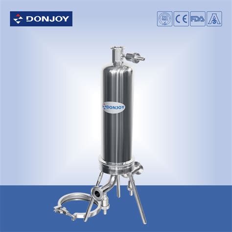 Biogas Pipeline Filter Housing 316l Stainless Steel Sever Cartridge Air Filter