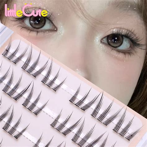 Self Adhesive Glue Free False Eyelash Eyes Makeup Supplies Diy Segmented Grafting False Lash