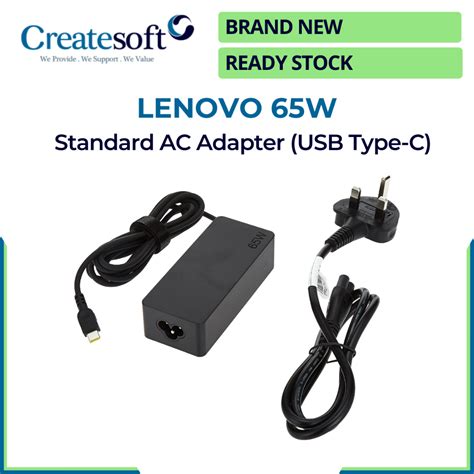 Lenovo 65W Standard AC Adapter USB Type C Shopee Malaysia