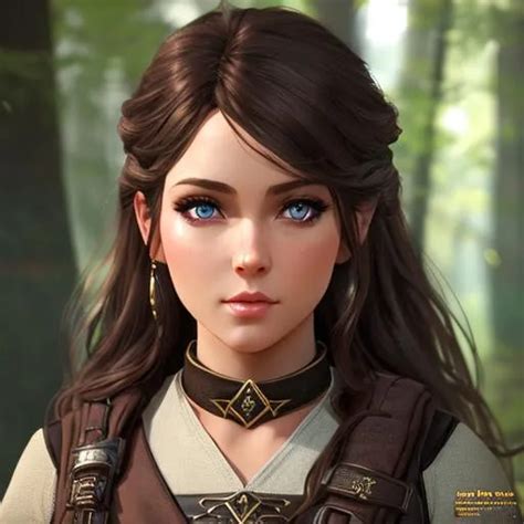 Extremely Realistic Hyperdetailed Ranger Girl Rpg