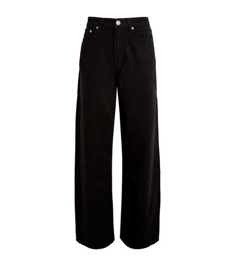 Rag Bone Featherweight Logan Mid Rise Wide Leg Jeans Harrods CA