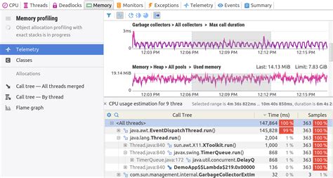 Yourkit Java Profiler Help Memory Telemetry