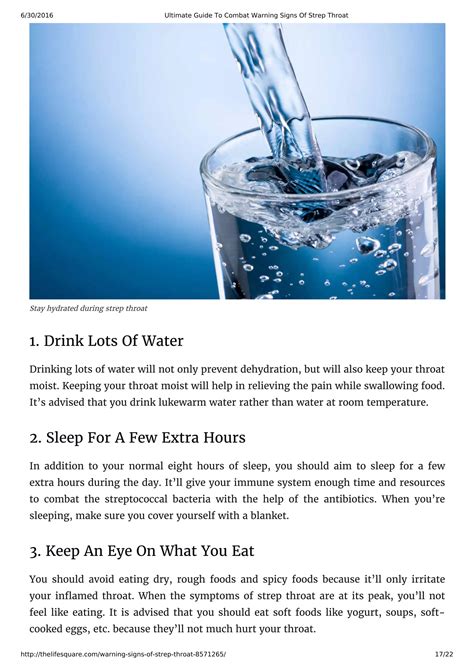 Ultimate Guide To Combat Warning Signs Of Strep Throat Pdf