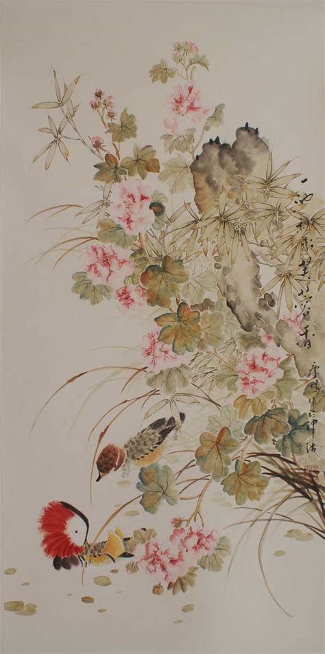 刘庆杨花鸟国画作品展示及销售 国画作品 华润齋画廊