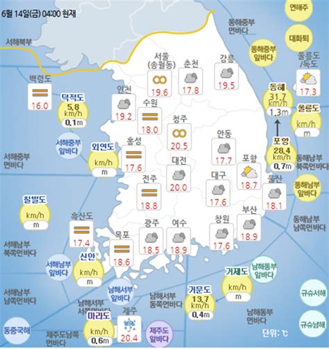 기상특보 기상청 오늘 내일날씨 및 주간 주말날씨 예보 미세먼지 보통제주도와 남부지방 비 일출시간해뜨는시간 및 일몰