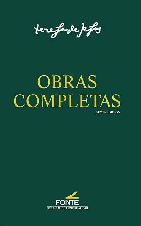 Obras Completas Santa Teresa De Jesús Ede Editorial De Espiritualidad