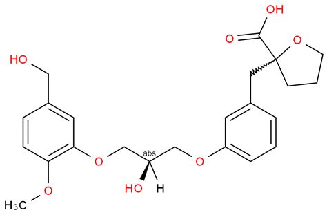 2 [[3 [ 2r 2 Hydroxy 3 [5 Hydroxymethyl 2 Methoxyphenoxy]propoxy]phenyl]methyl] 2