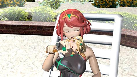 Xenoblade Summer Ver Pyra By Papas23 On Deviantart