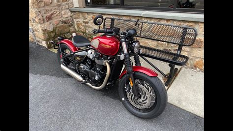 22 Triumph Bonneville Bobber Gold Line Edition TAW0575 YouTube