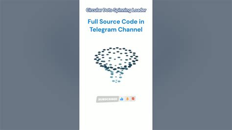 Circular Dots Spinning Loader Loader Css Animation Coding Programming Shorts Youtube
