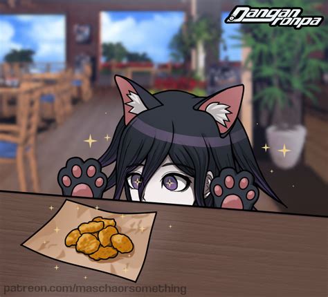 Neko Kokichi Ouma Chicken Nuggets By Maschaorsomething On Deviantart