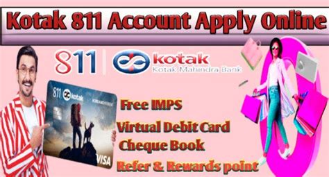 Kotak 811 Account Apply Online Step By Step Kotak 811 Account Apply