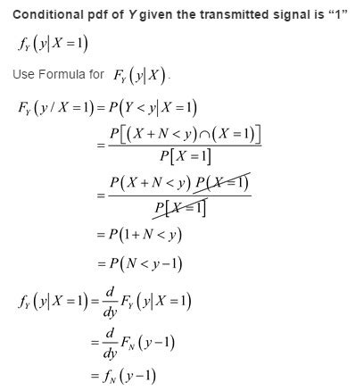 Solved A Binary Transmission System Transmits A Signal X To