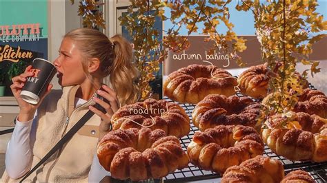 Romanticizing Fall Cozy Roadtrip Baking And Shopping Youtube