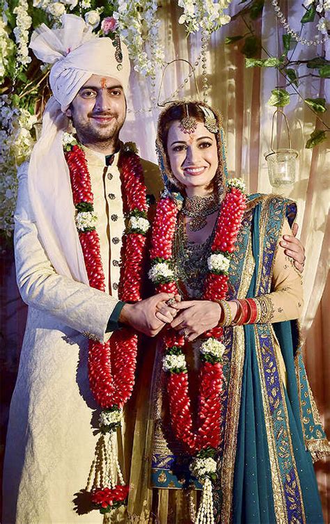 Dia Mirza A Dazzling Bride And A Fairytale Wedding India S Wedding Blog