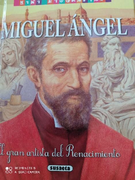 Libro Miguel Ángel el gran artista de renacimiento por