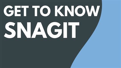 Snagit Tutorials Techsmith
