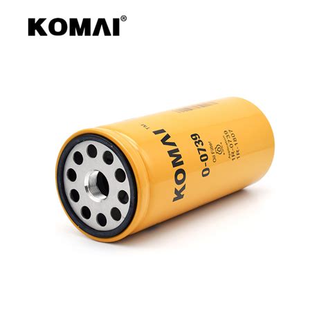 Industrial Excavator Spin On Oil Filter / Cartridge Oil Filter 1R0658M ...