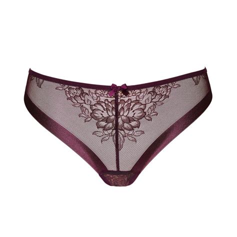 Low Waisted Thong Porto Plum