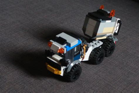 Lego Moc Garbage Truck By Sherkvic Rebrickable Build With Lego