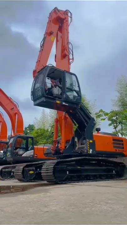 Excavator Hitachicabin Turun Naik Youtube