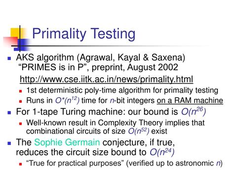 Ppt Analyzing Logic Synthesis Tool Scalability And Sub Optimality Through Primality Testing