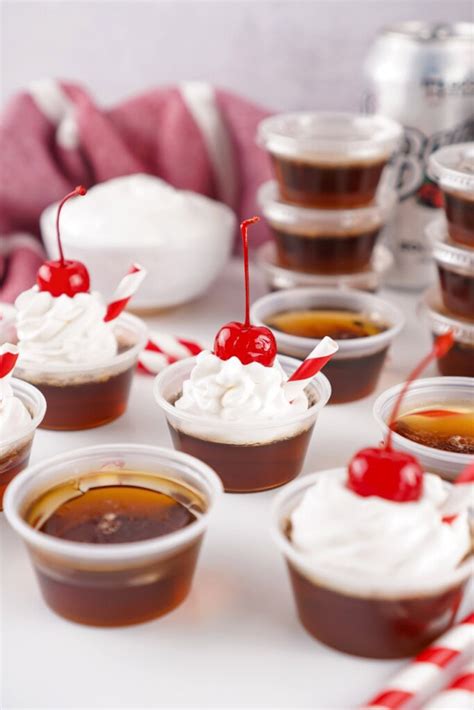 Root Beer Float Jello Shots With Vanilla Vodka Kim Schob