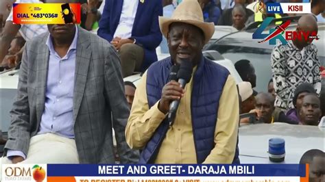 Ata Hii Katiba Ilikuja Na Damufearless Raila Tells Gov Arati After