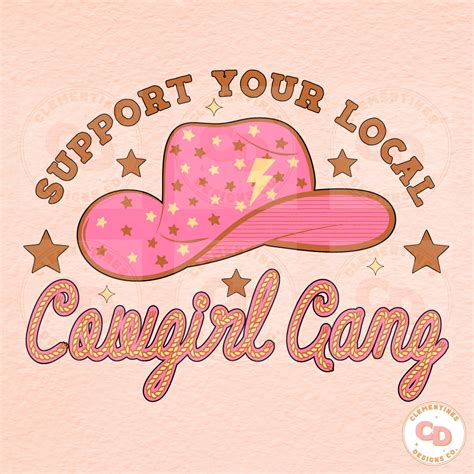 Cowgirl Png Digital Designretro Sublimationretro Pngtrend Inspire