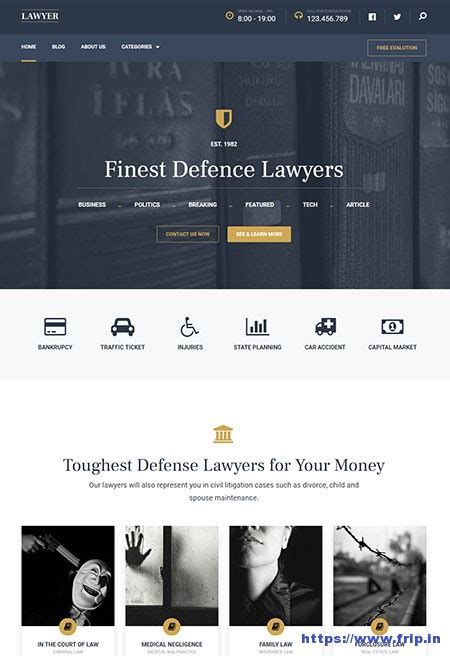 Lawyer WordPress Theme By Mythemeshop Themes Frip In