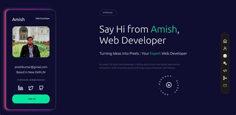 Amish Kumar On Linkedin Webdevelopment Portfolio Nextjs Tailwindcss Typescript React