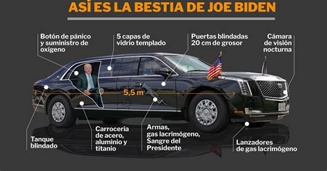 Así Es La Bestia” El Auto Antibalas Que Transportará A Joe Biden